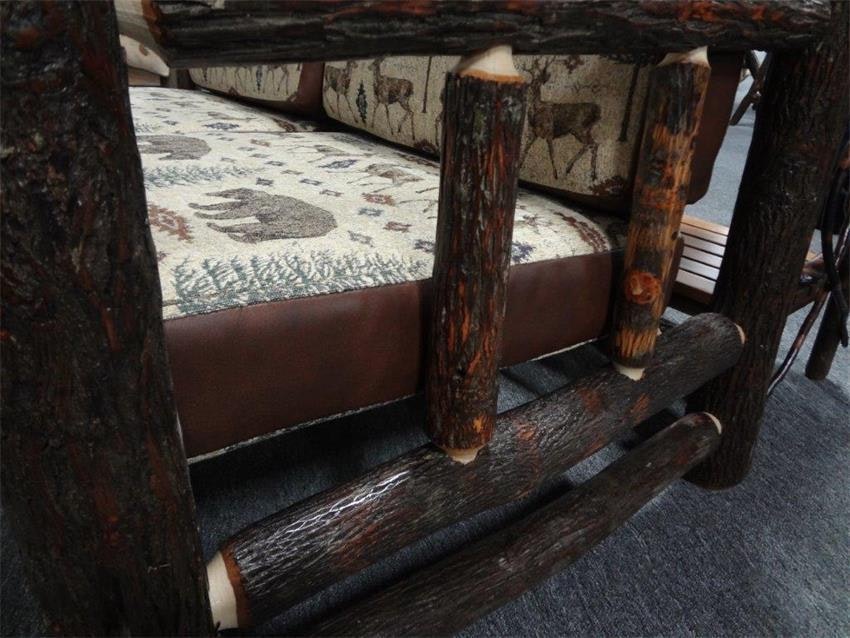 Big Sky Rustic Hickory Log Sofa from DutchCrafers Amish Furniture