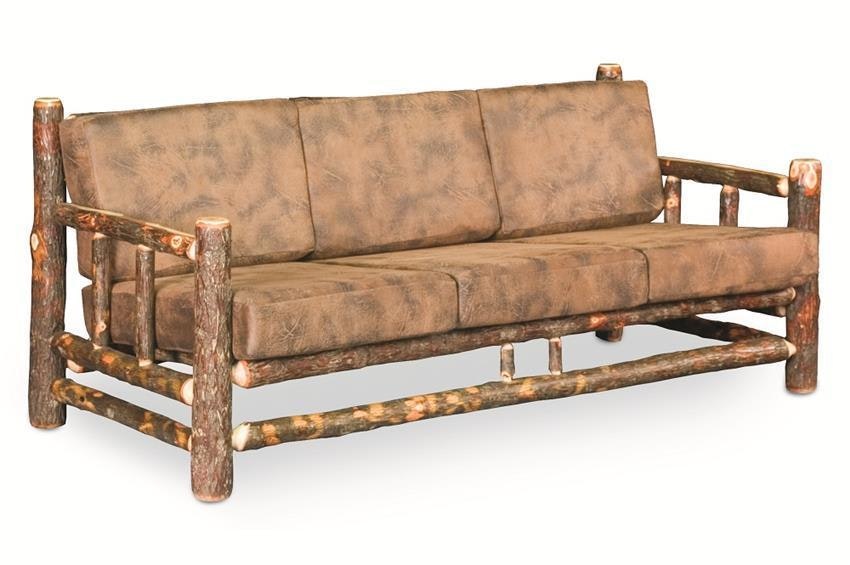 Big Sky Rustic Hickory Log Sofa from DutchCrafers Amish Furniture