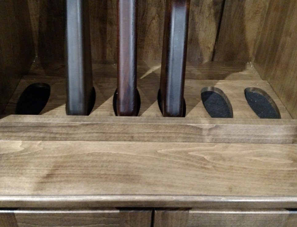 Blue Ridge Gun Cabinet - 8 or 10 gun capacity from DutchCrafters