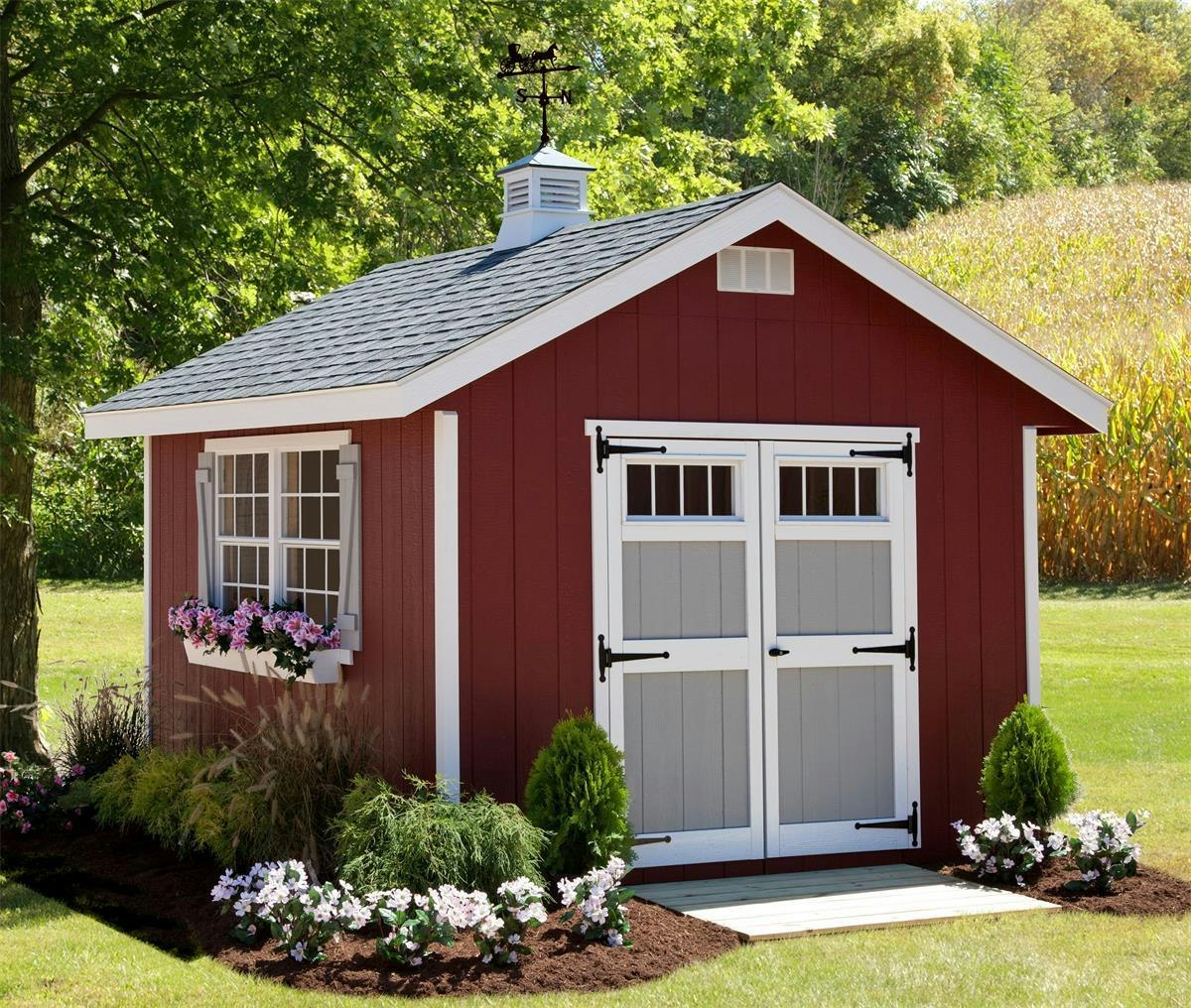 Homestead Storage Shed Kit by Dutchcrafters Amish Furniture
