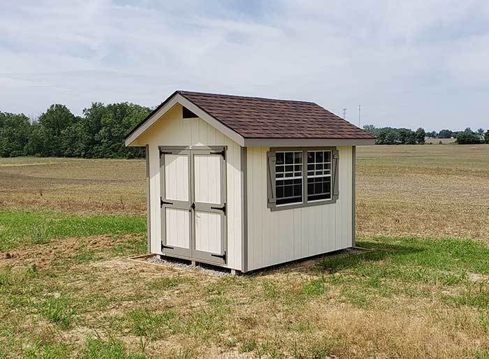 Homestead Storage Shed Kit by Dutchcrafters Amish Furniture