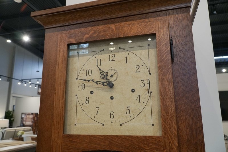 Amish Mission Grandfather Clock From Dutchcrafters