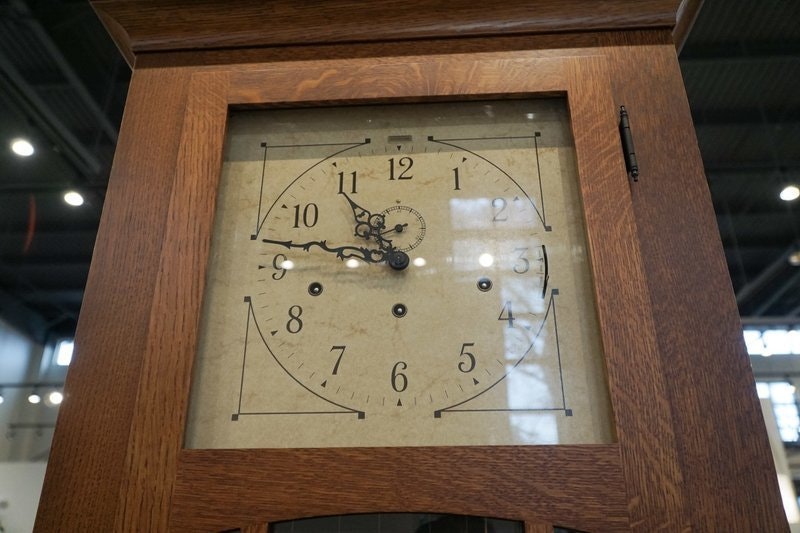 Amish Mission Grandfather Clock From Dutchcrafters