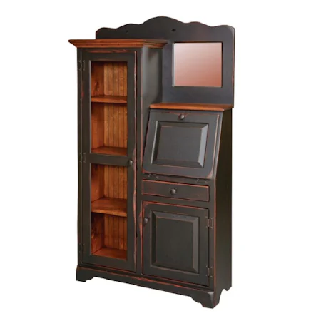 Amish Secretary Desks | Solid Wood Space-Saving Drop-Front Desks