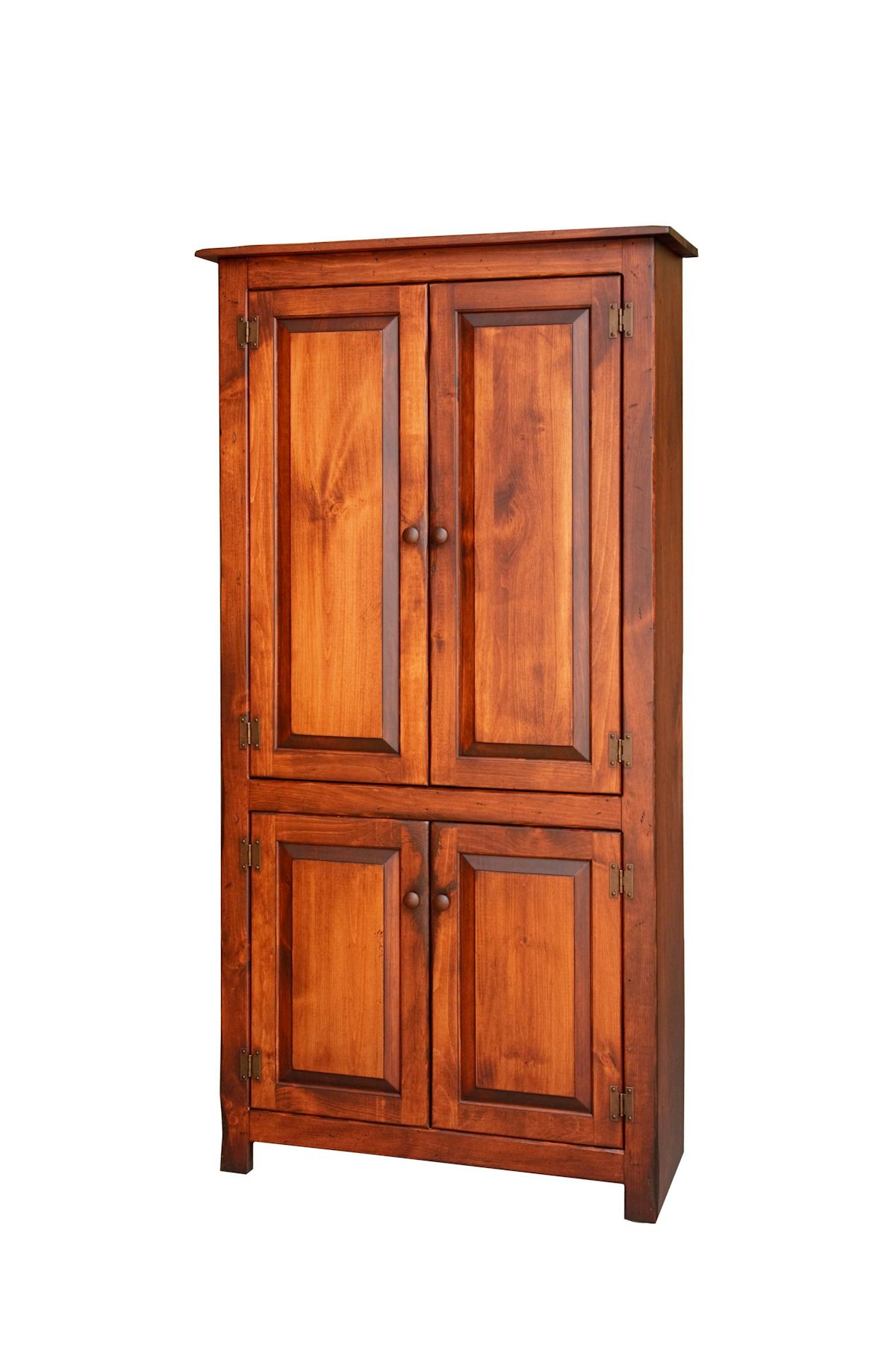 Honey Brook Pine 4 Door Pantry from DutchCrafters Amish Furniture