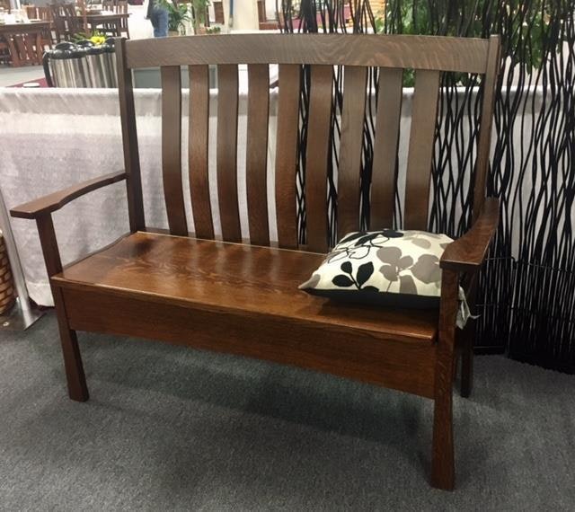 Mission Storage Bench with Lift-Top Lid | DutchCrafters