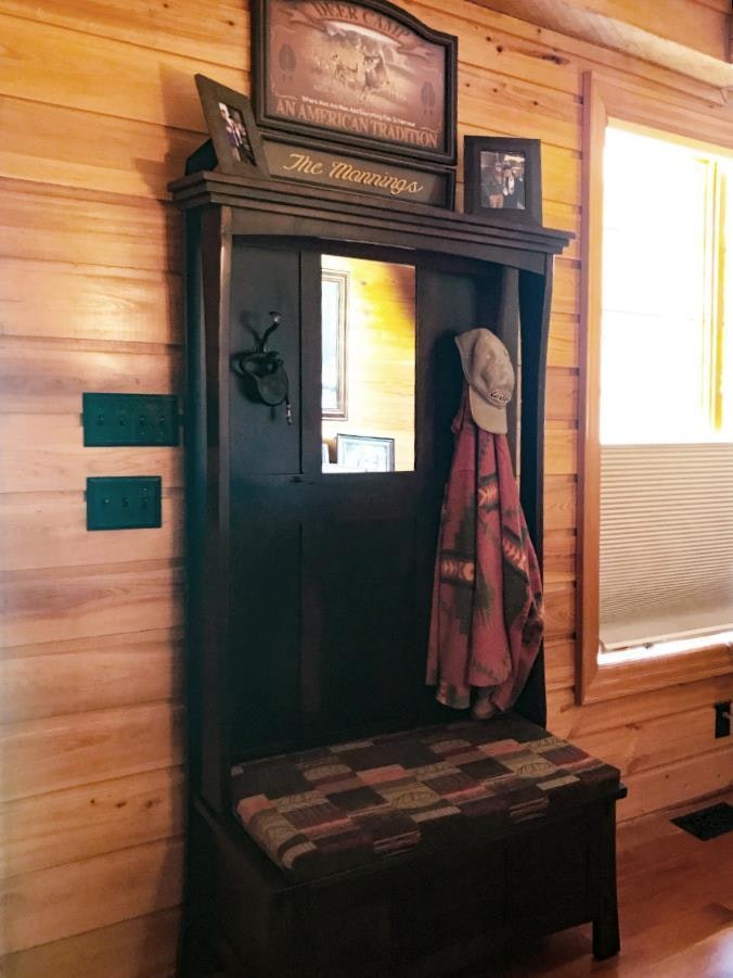 42" Entryway Hall Tree Storage Bench by DutchCrafters Amish Furniture