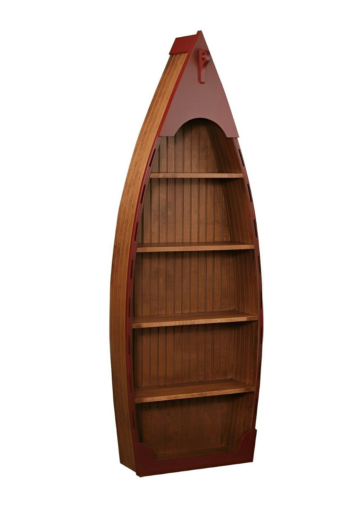 Staunton Boat Shape Bookcase from DutchCrafters Amish Furniture
