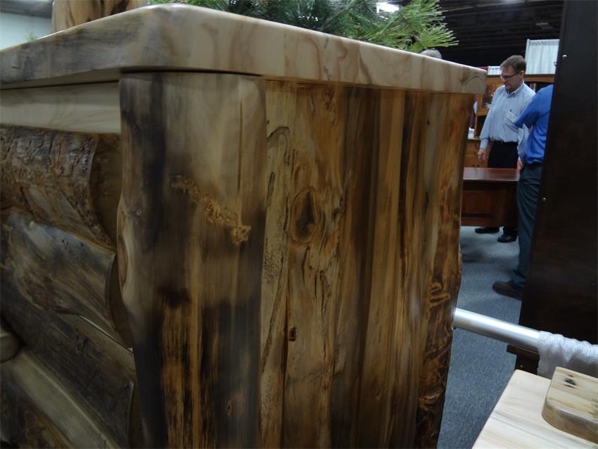 Log Armoire With Drawers And Door Storage | DutchCrafters