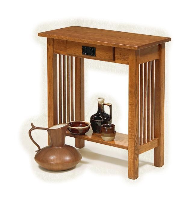 Mission Hall Console Table from DutchCrafters Amish Furniture