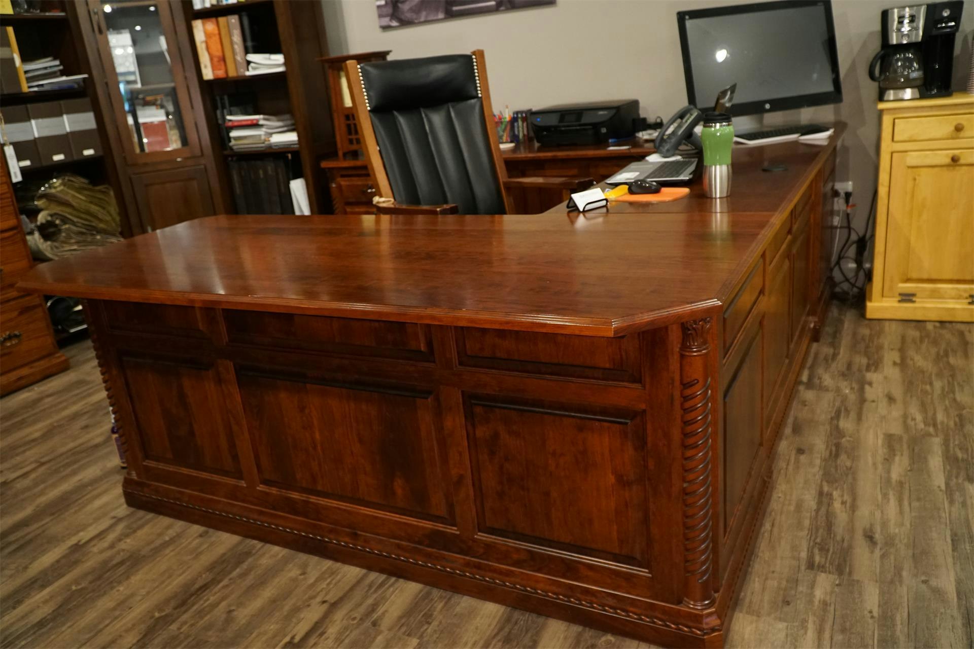 Hawthorne U-Shaped Desk from DutchCrafters Amish Furniture