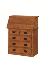 Amish Secretary Desks | Solid Wood Space-Saving Drop-Front Desks