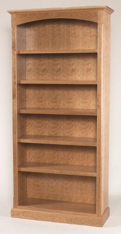 Home Office Plain Shaker Bookcases from DutchCrafters Amish Furniture