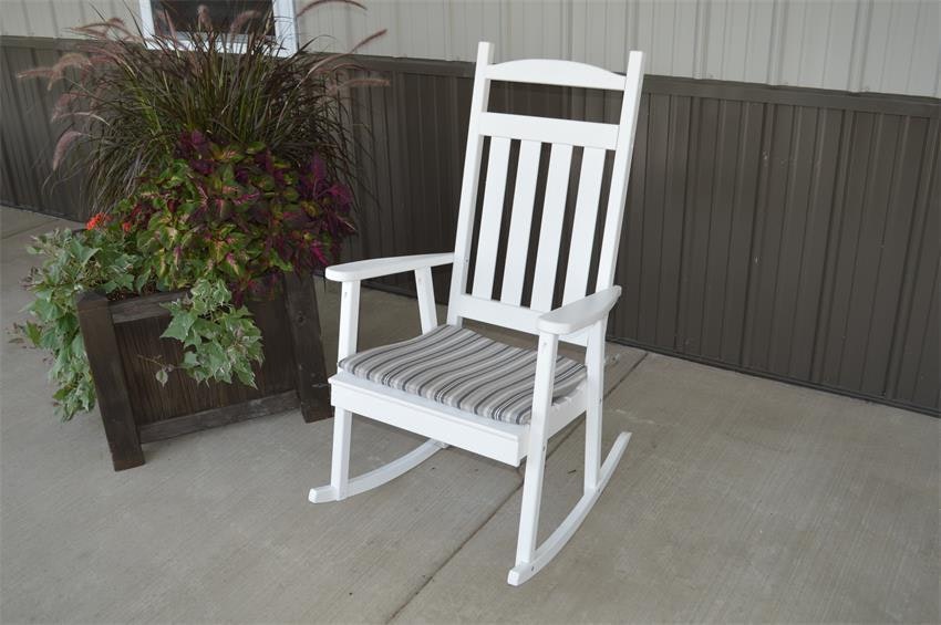 Yellow Pine Classic Porch Rocker from DutchCrafters Amish Furniture