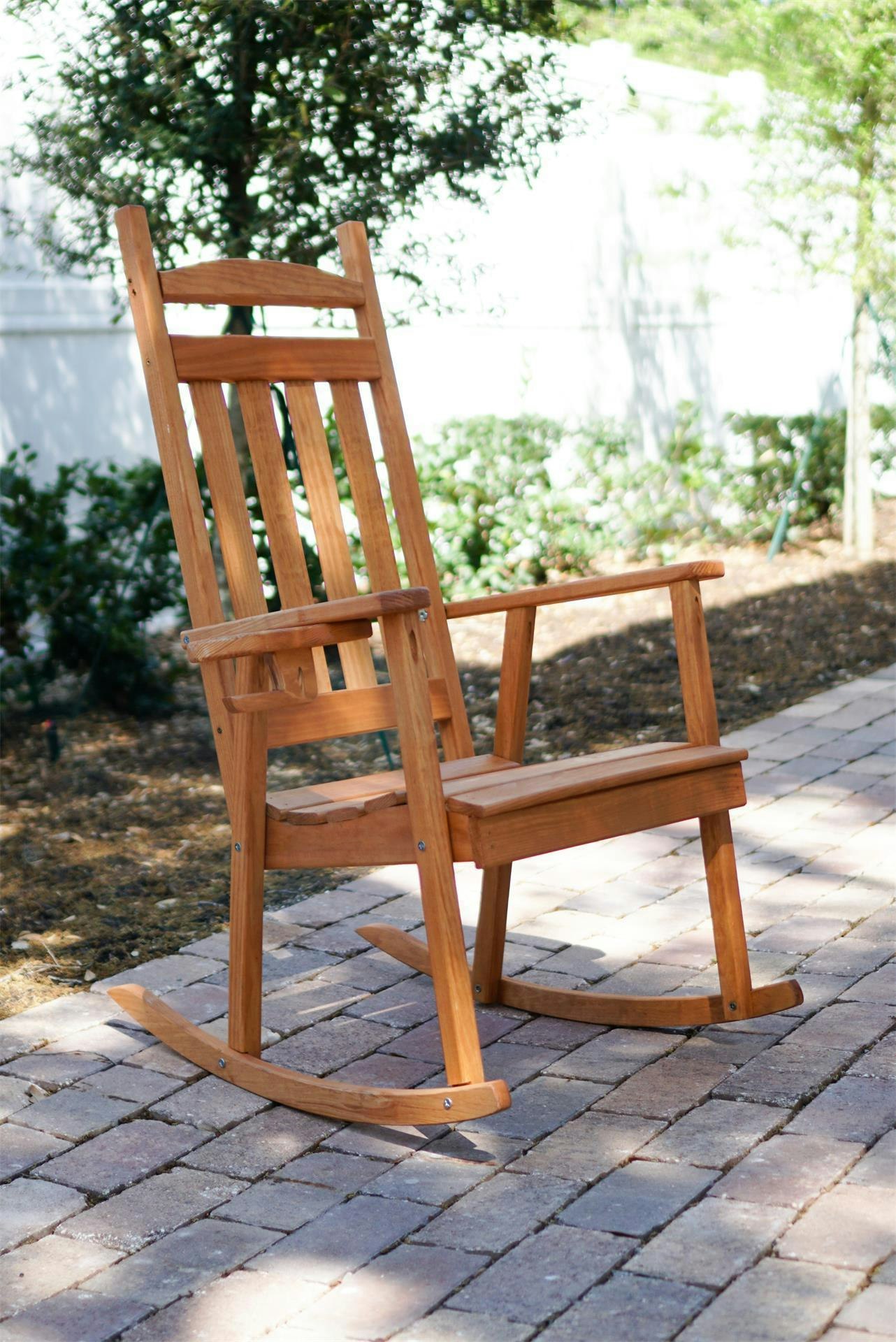 Yellow Pine Classic Porch Rocker from DutchCrafters Amish Furniture