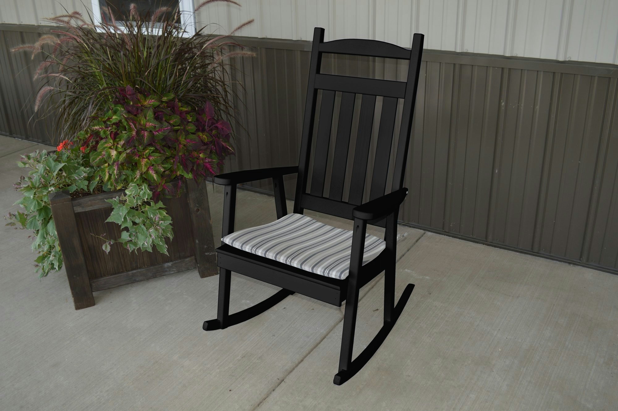 Yellow Pine Classic Porch Rocker from DutchCrafters Amish Furniture