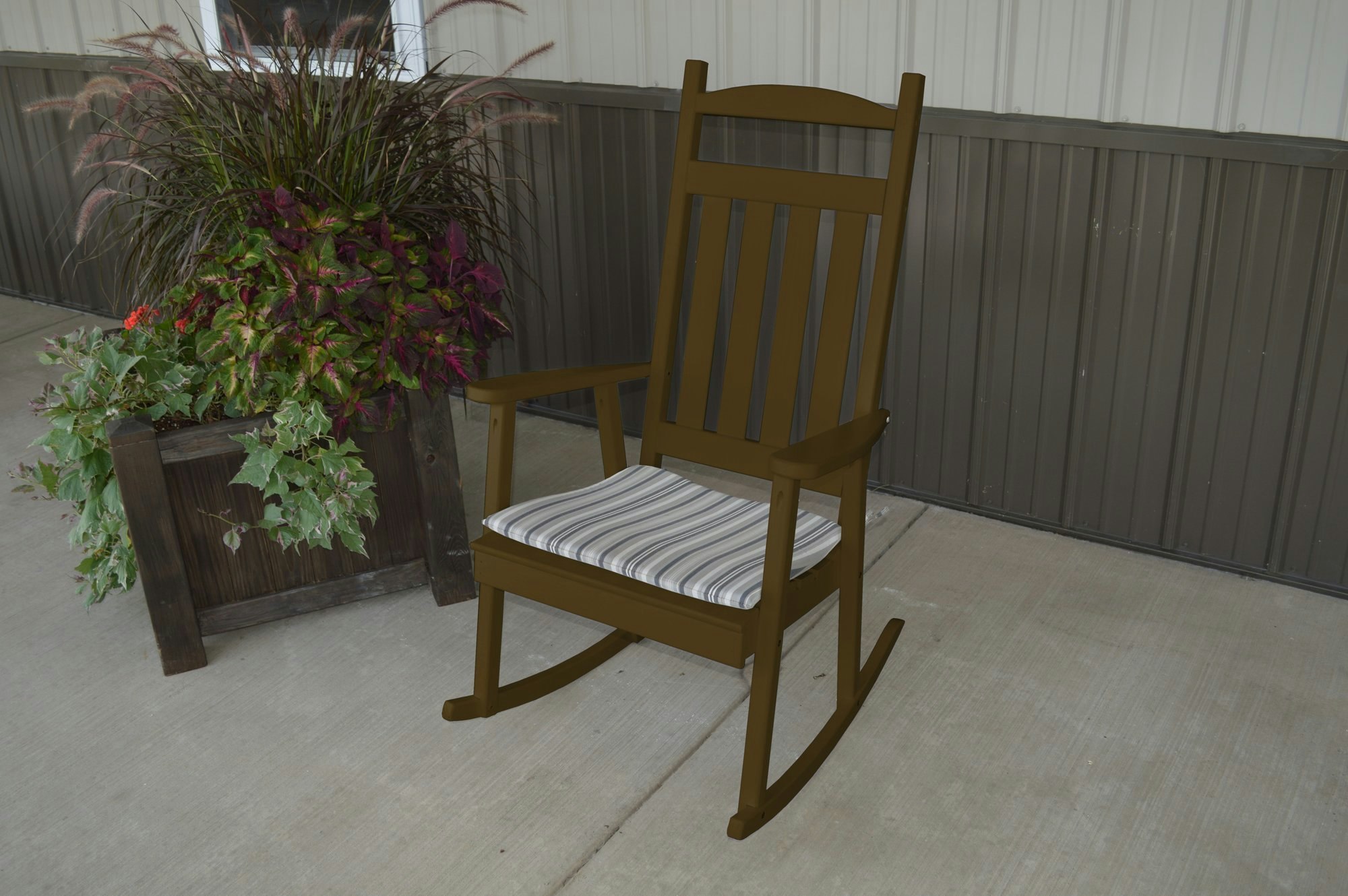 Yellow Pine Classic Porch Rocker from DutchCrafters Amish Furniture