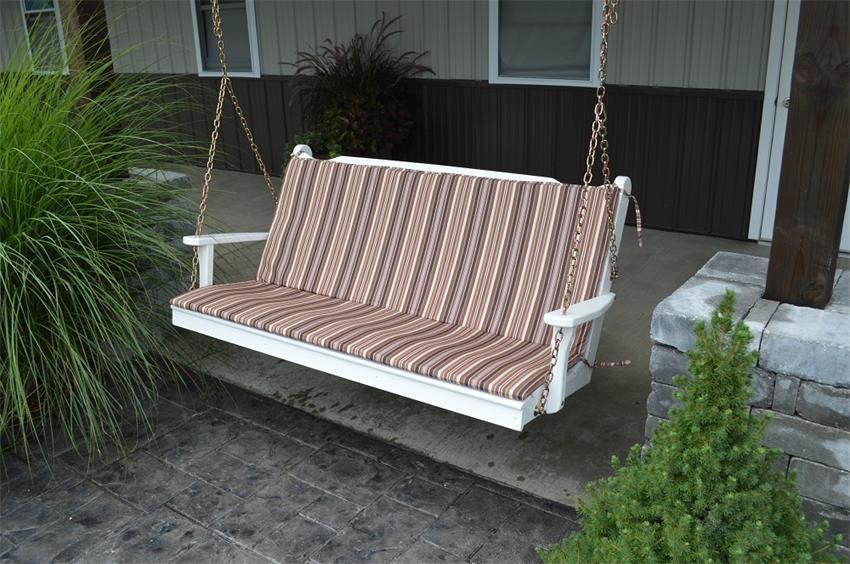 Red Cedar Fan Back Swing from DutchCrafters Amish Furniture