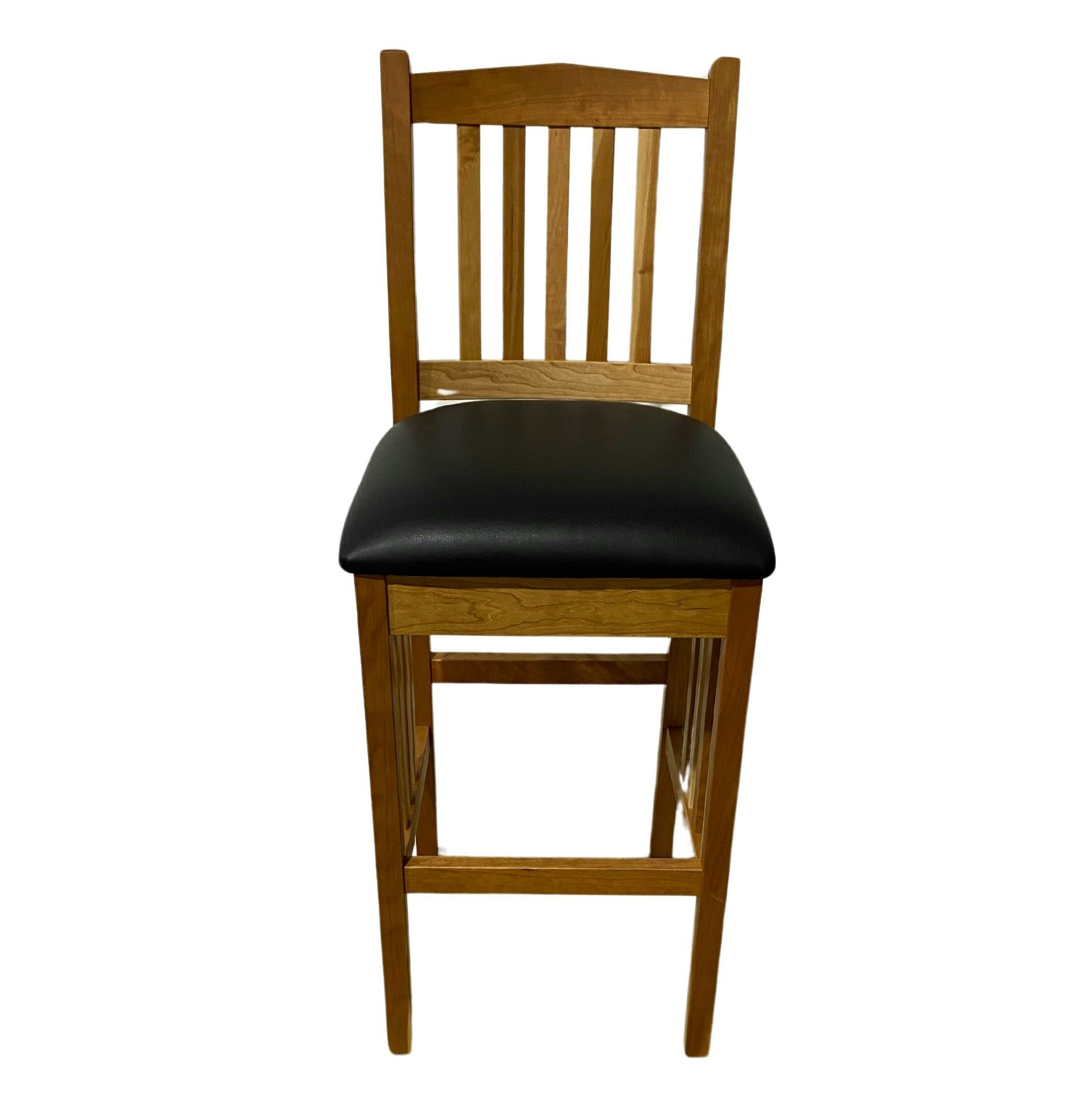 Amish Custom Solid Wood Mission Stool | Counter and Bar Height