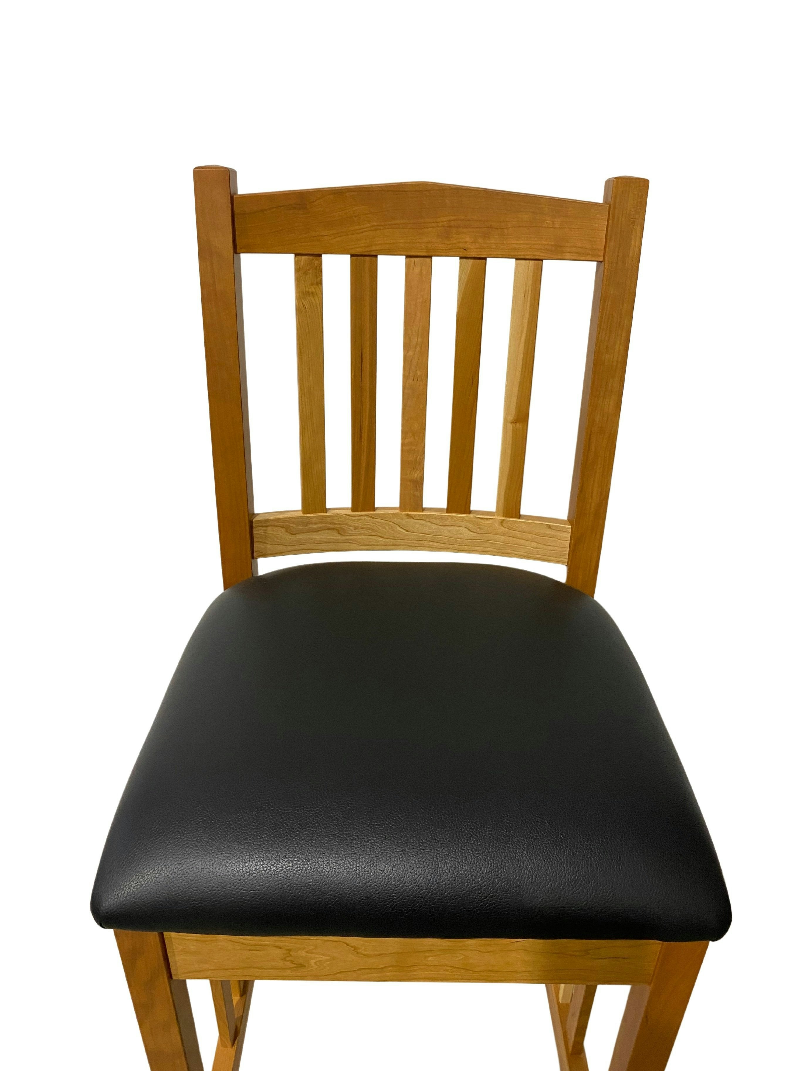 Amish Custom Solid Wood Mission Stool | Counter and Bar Height