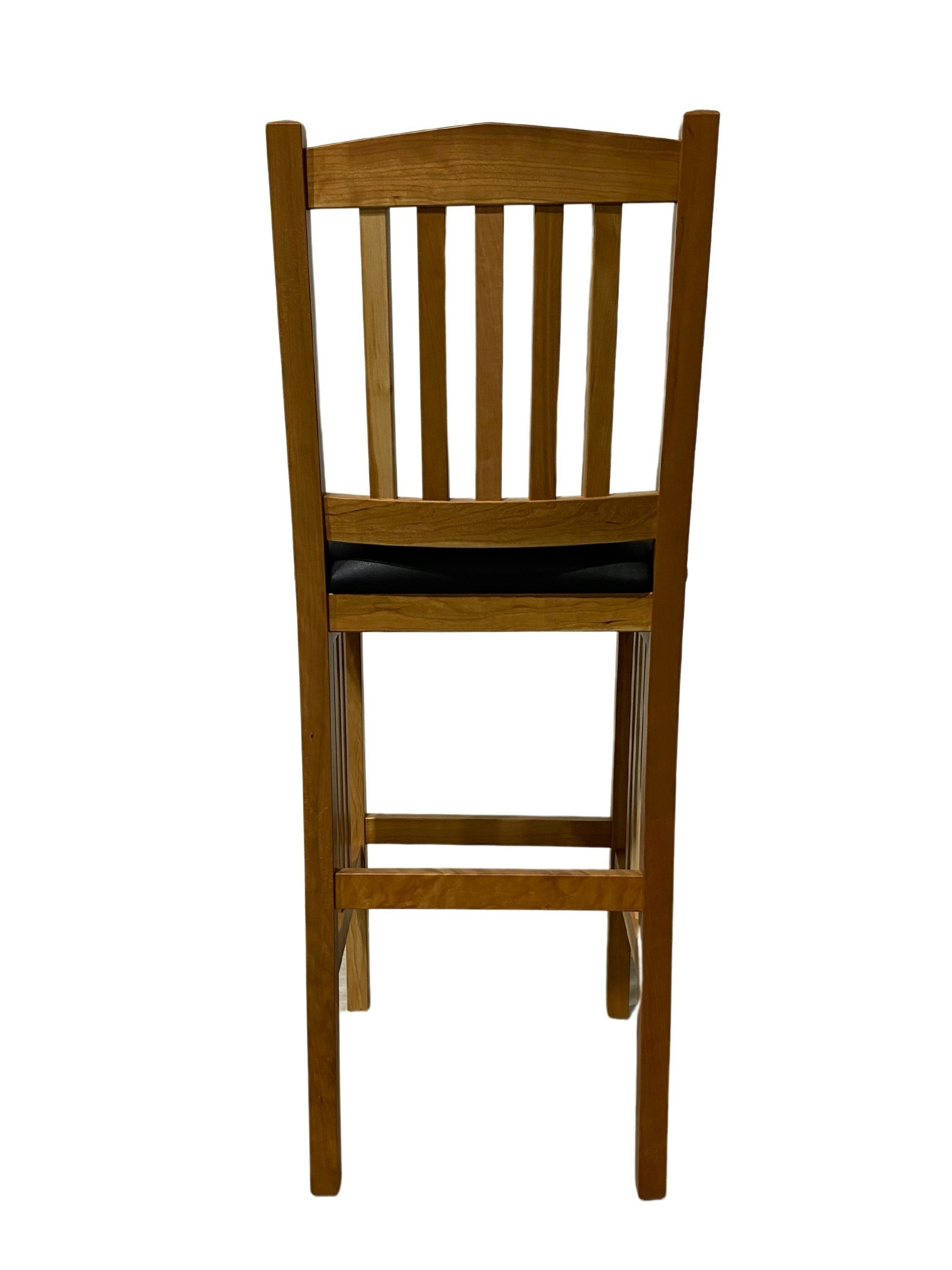 Amish Custom Solid Wood Mission Stool | Counter and Bar Height