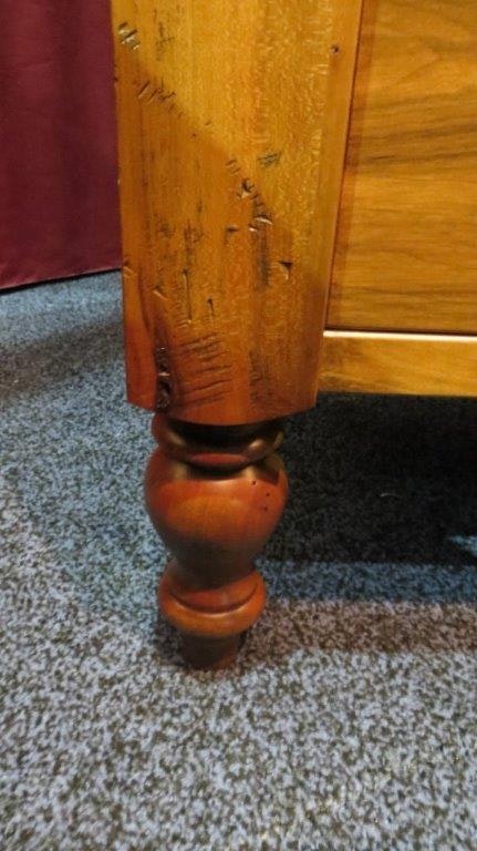 Heavy Distressed Miriam Bedside Chest Night Stand from DutchCrafters