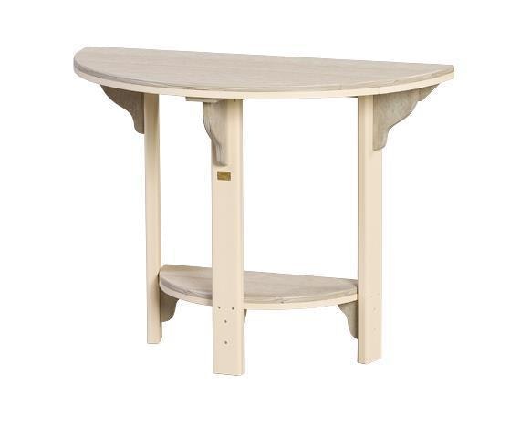 Shoreline Poly 46" Half Round Bar Table from DutchCrafters Amish