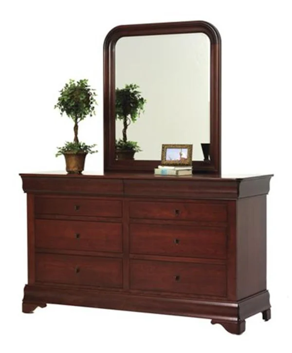 Amish Louis Philippe Dresser Hidden Drawers | DutchCrafters