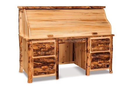 Amish Roll Top Desks | Classic Design | Concealed Compartments