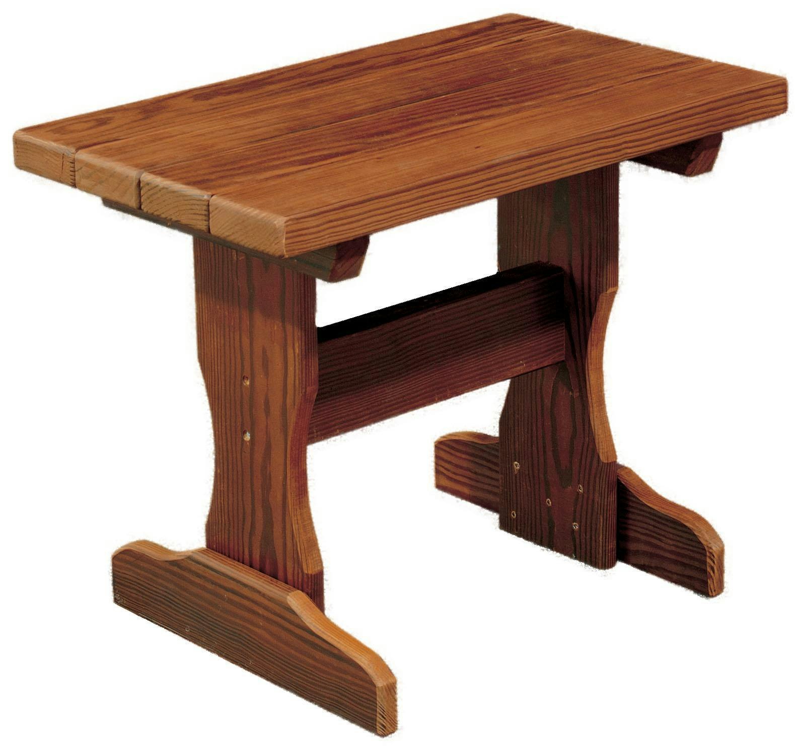 Handcrafted Cedar Accent Table For Patios | DutchCrafters
