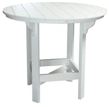 Amish Made Outdoor Wood and Poly Pub Tables from DutchCrafters Amish