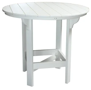 Amish Made Outdoor Wood and Poly Pub Tables from DutchCrafters Amish