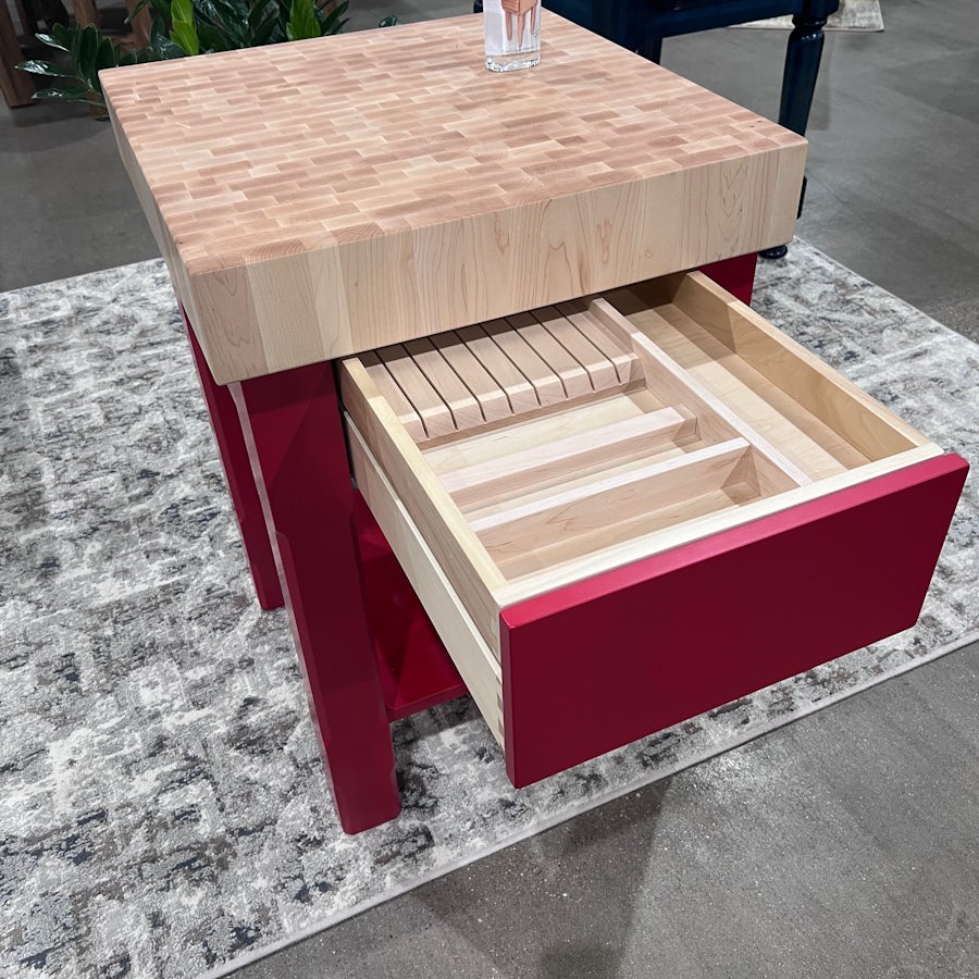 Maximize Small Kitchens: Amish Small Butcher Block Island from