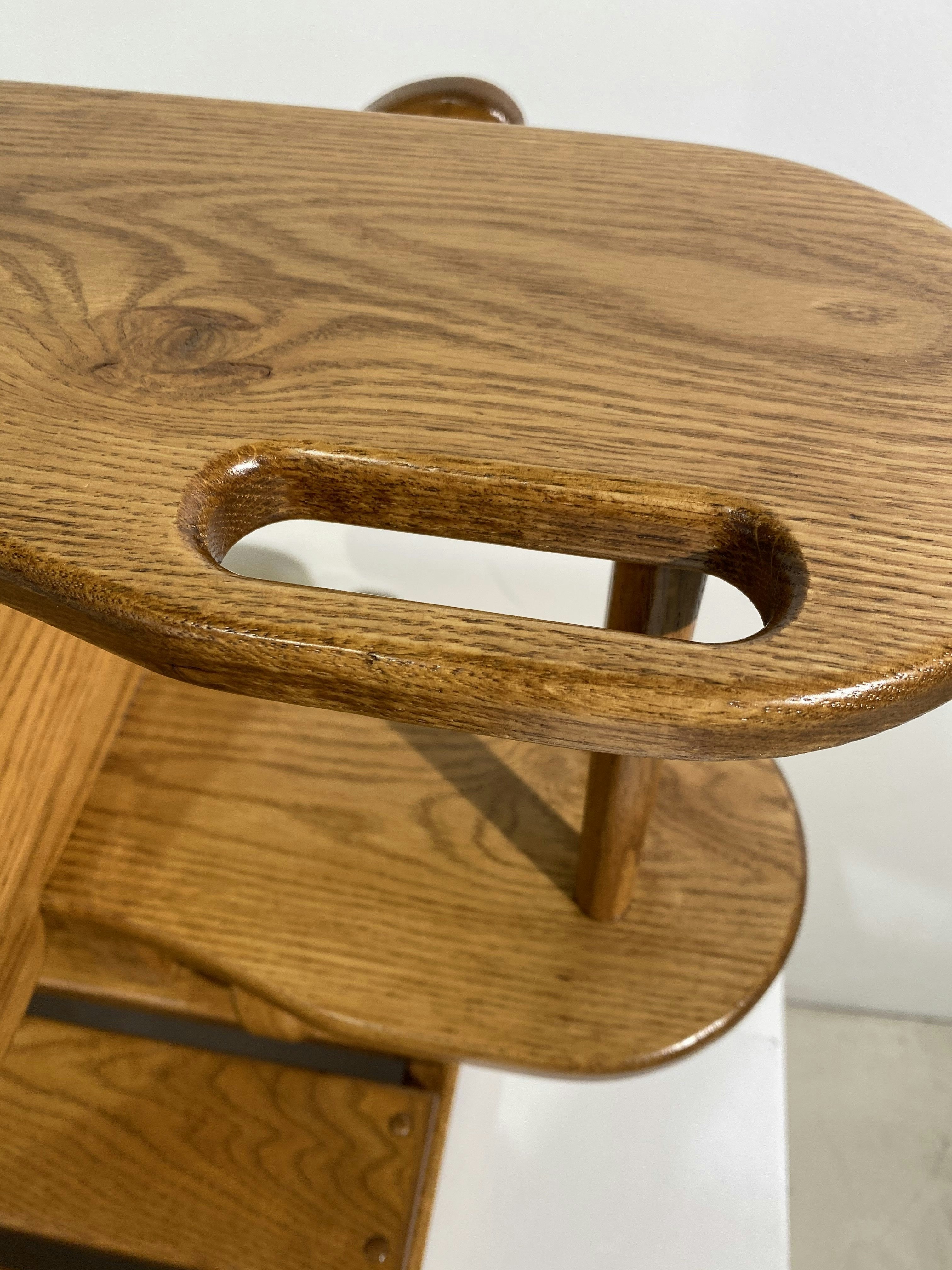 Amish Made Airplane Rocking Toy – Solid Oak Heirloom Rocker