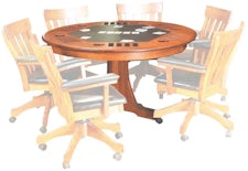 Amish Made Hardwood Game Tables from DutchCrafters