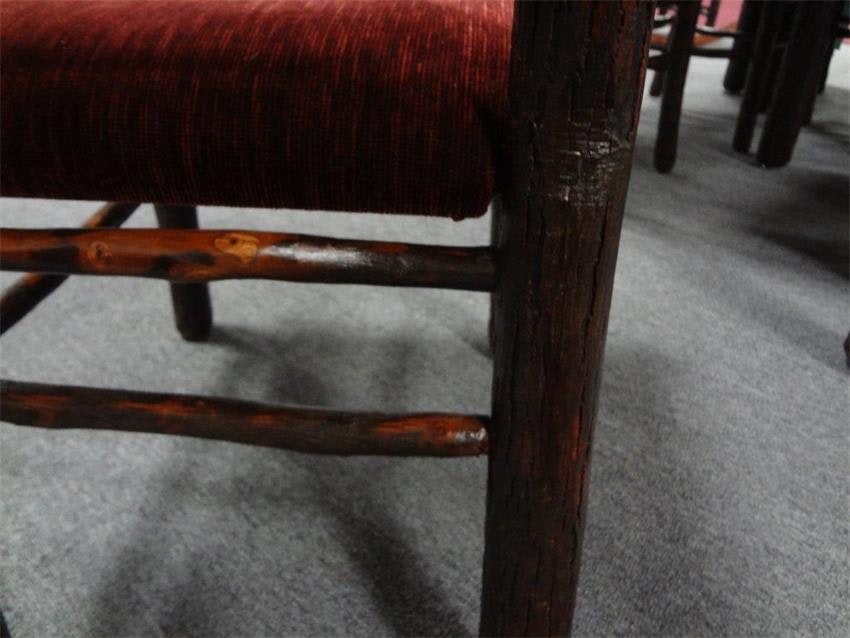 Rustic Hickory Branch Chair with Spindle Back DutchCrafters