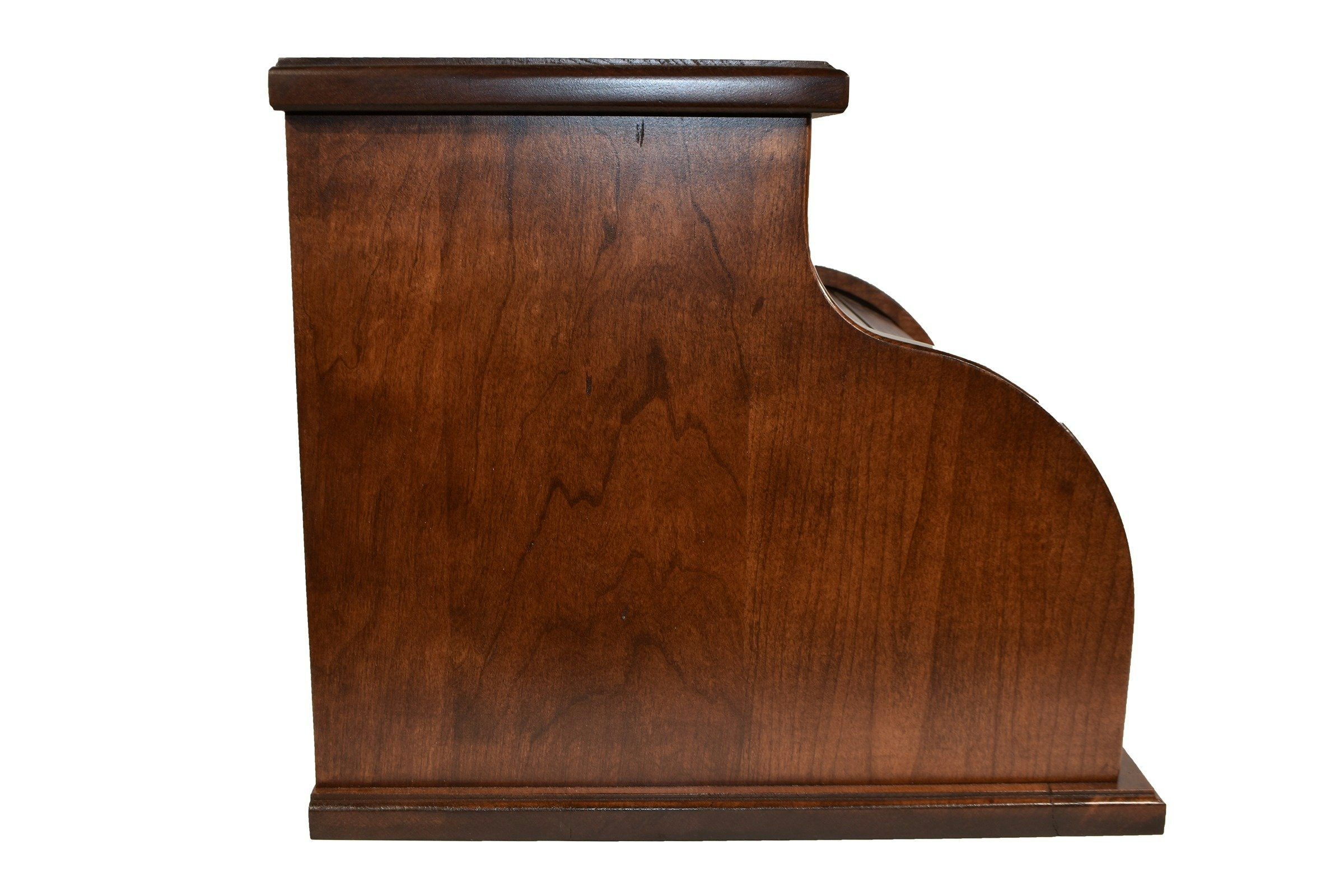 Solid Wood Bread Box with Drawer from DutchCrafters Amish Furniture