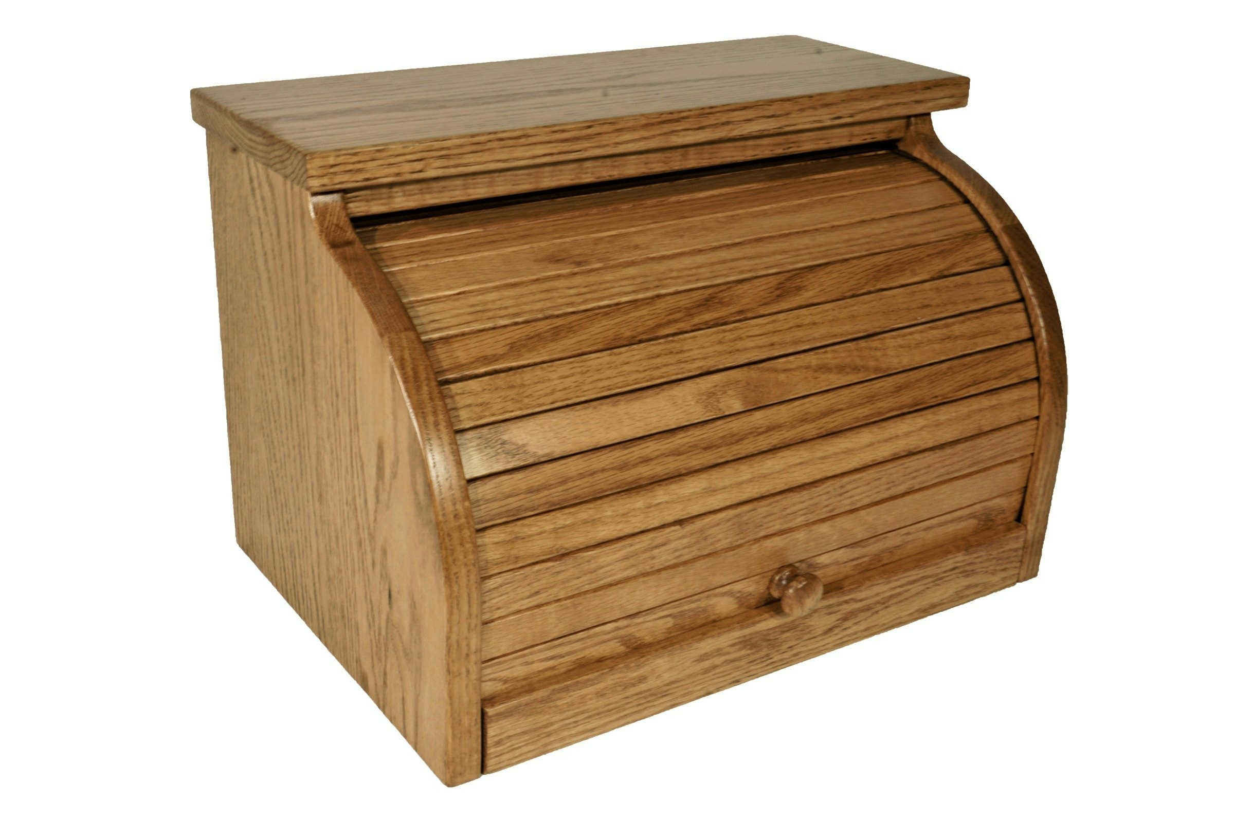 American Made Plain Roll Top Bread Box by DutchCrafters Furniture