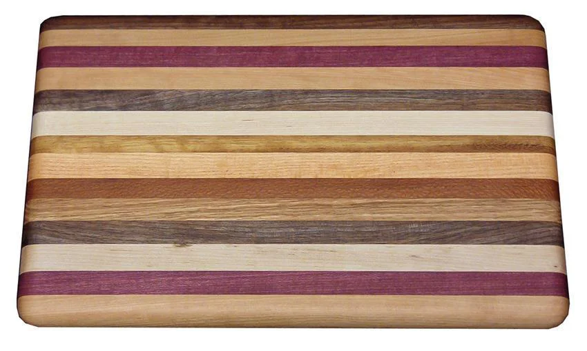 Large Exotic Wood Cutting Board from DutchCrafters Amish Furniture