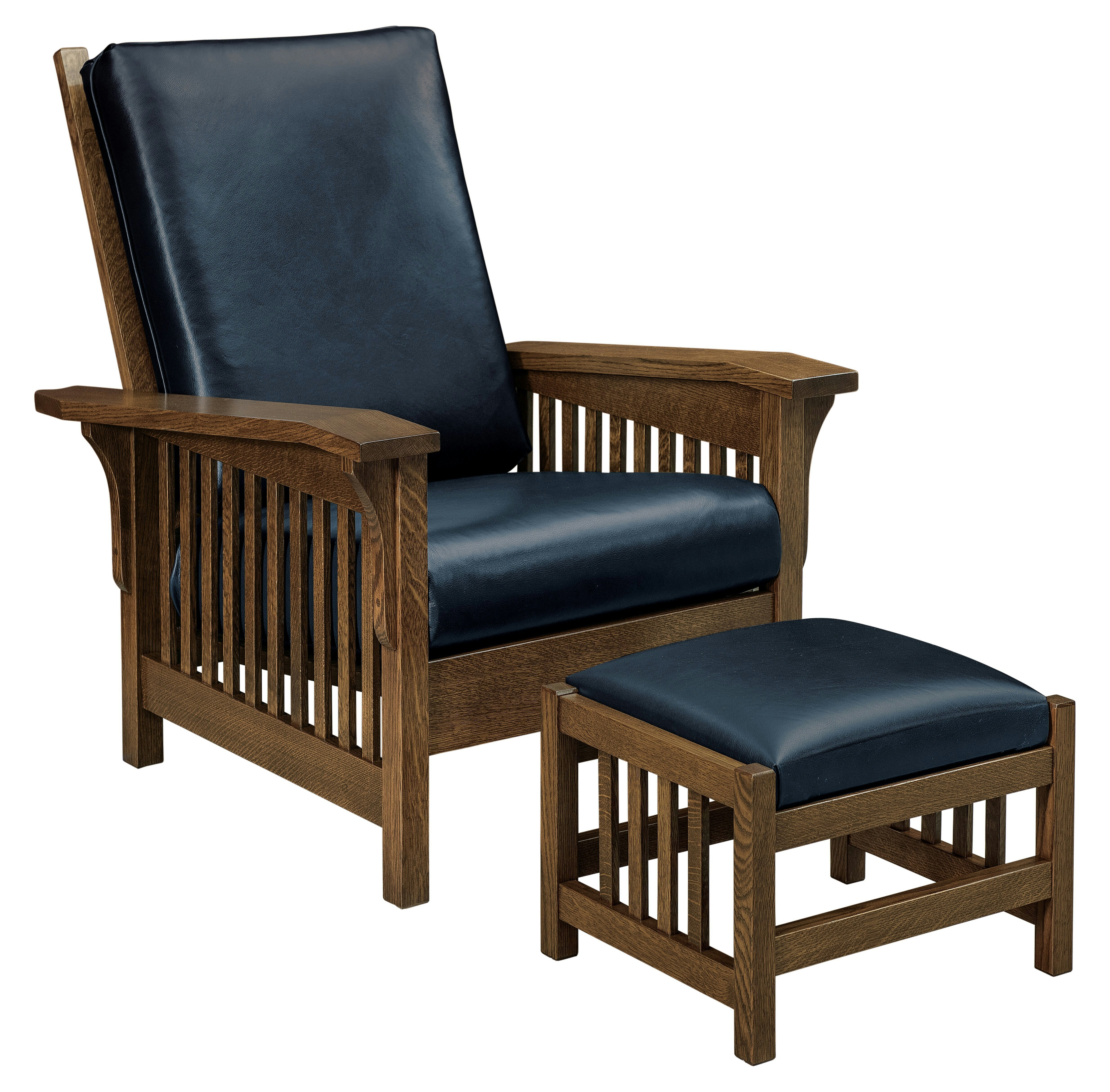 Mission Morris Recliner Lounge Chair | Amish Made Mission Furniture