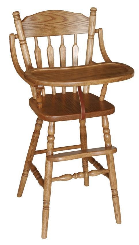 Cherry Wood High Chair - Amish Handcrafted Heirloom Quality