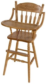 Amish High Chairs for Babies and Toddlers by DutchCrafters Amish