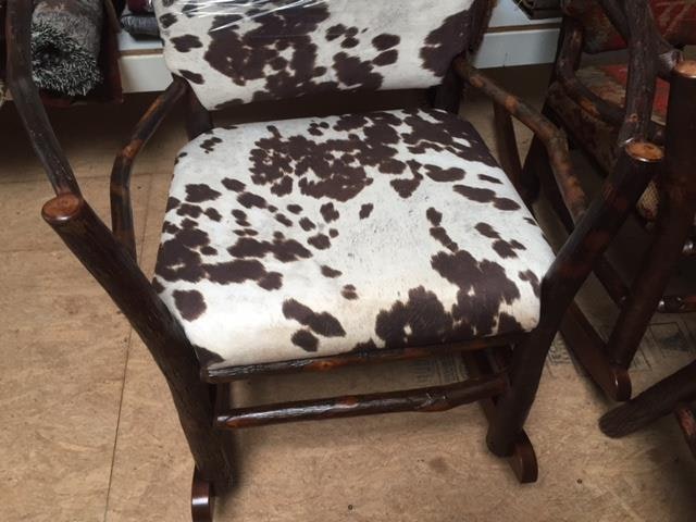 Rustic Hickory Twig Hoop Rocking Chair | DutchCrafters