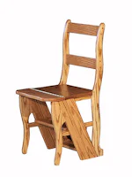 Amish-Made Hardwood Kitchen Step Stools