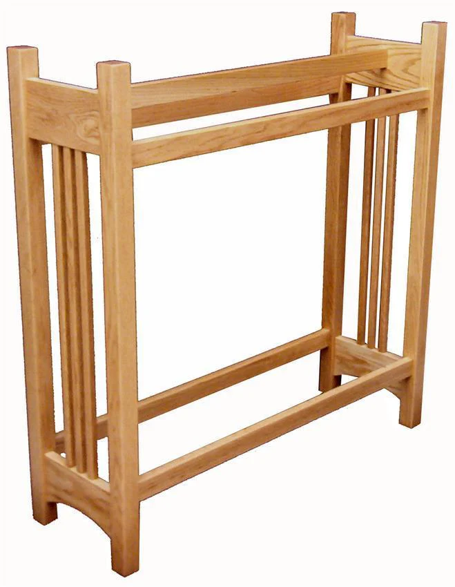 Amish Hardwood Quilt Rack | Handcrafted in USA | Built to Last