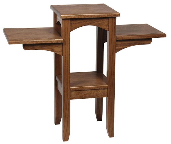 Hardwood Three Tier Plant Stand from DutchCrafters Amish Furniture