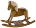 Amish-Made Wooden Rocking Horse