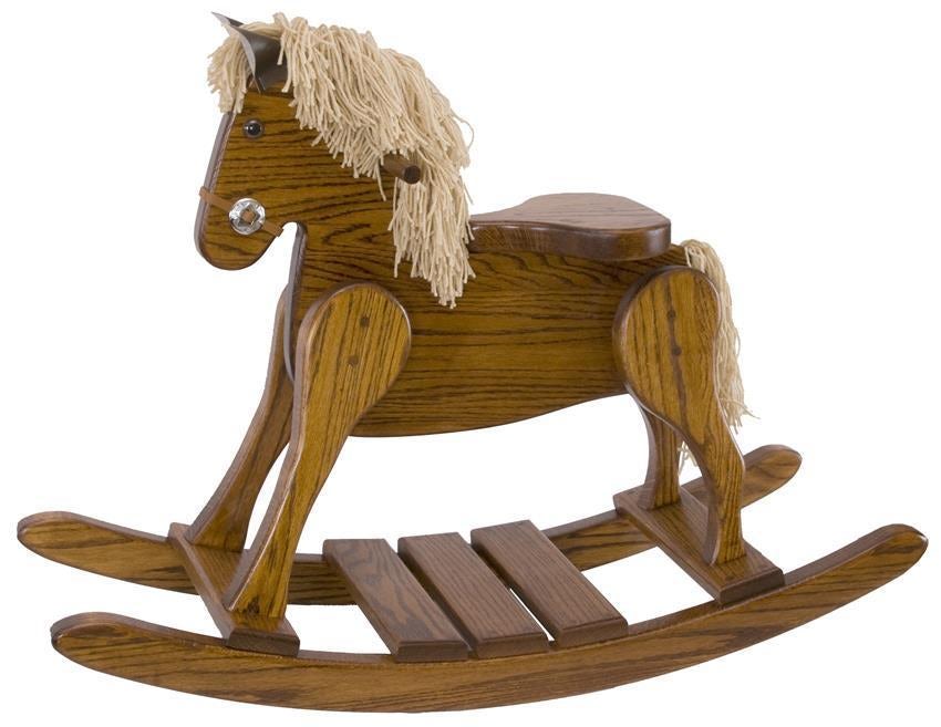 Amish Hardwood Rocking Horse from DutchCrafters Amish Furniture Store
