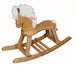 Amish-Made Wooden Rocking Horse