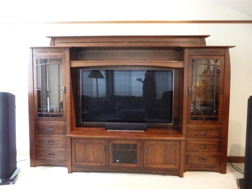 Mission 5-Piece Entertainment Center Wall Unit from DutchCrafters